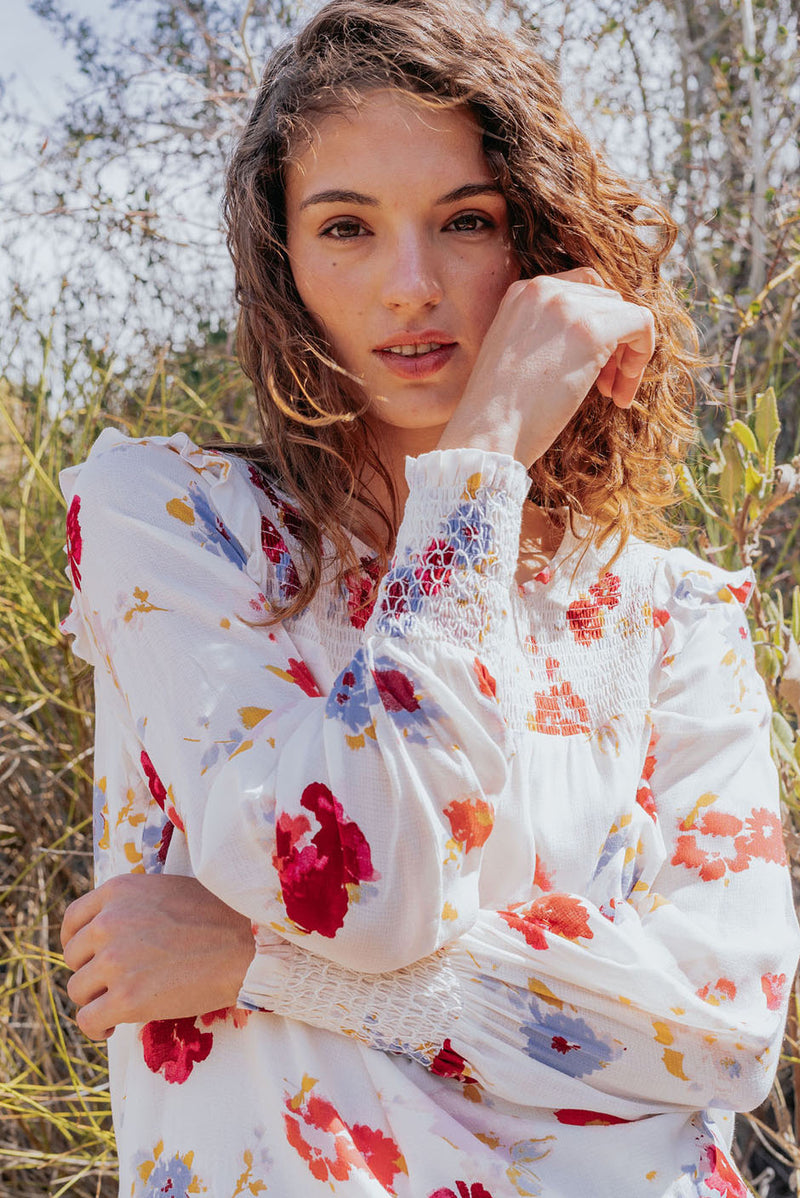 Sustainable & Ethical Luxury Floral Print Women's Blouse: the Mabel ...