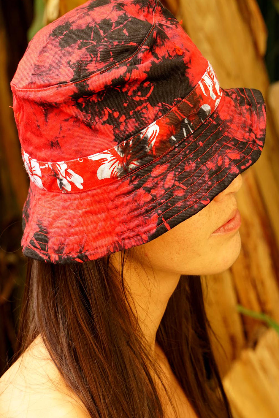 Luna Bucket Hat | Lava Tie Dye - Paneros Clothing